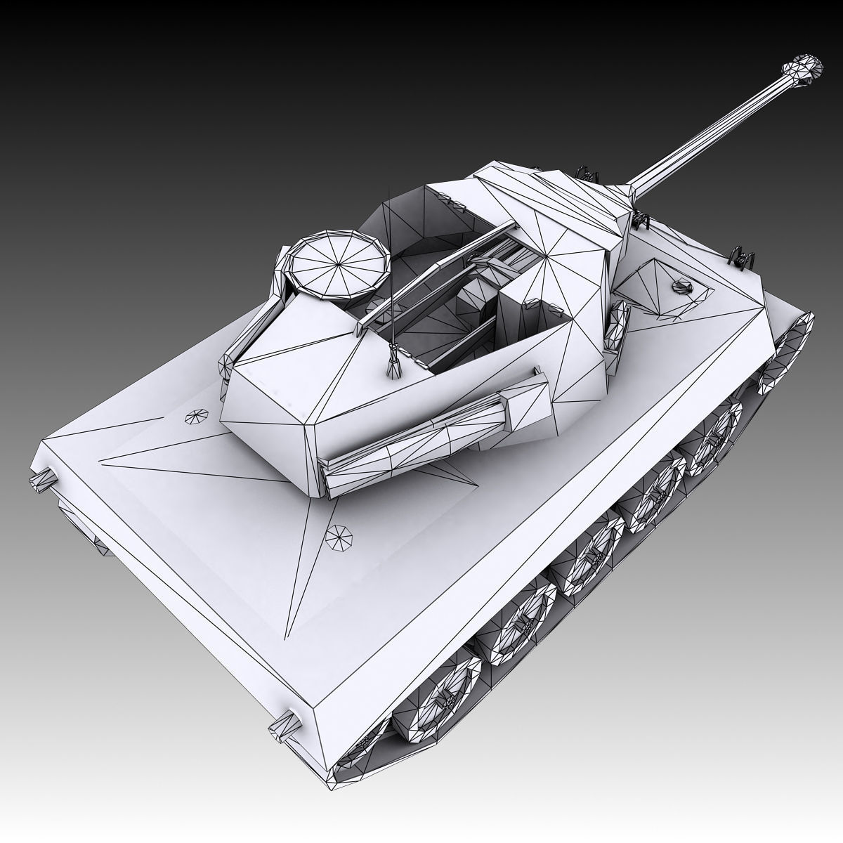 Hellcat Tank 3D model | CGTrader