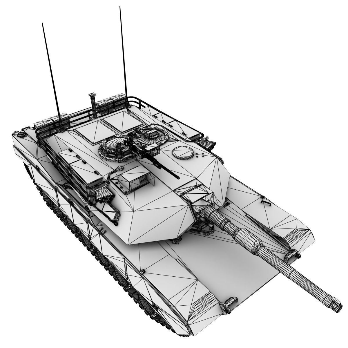M1 Abrams 3D model | CGTrader