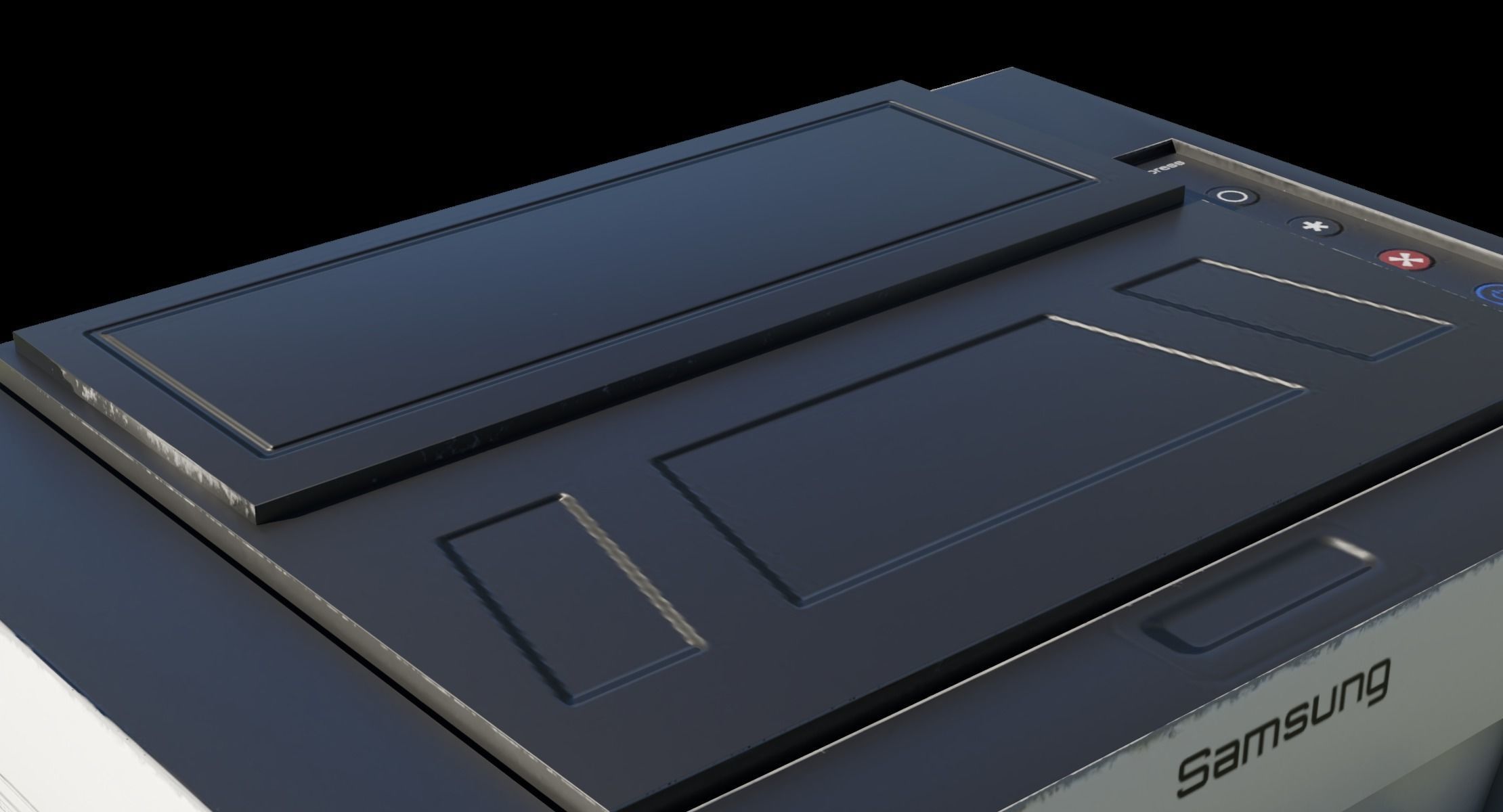 Printer - Low Poly free 3D model | CGTrader