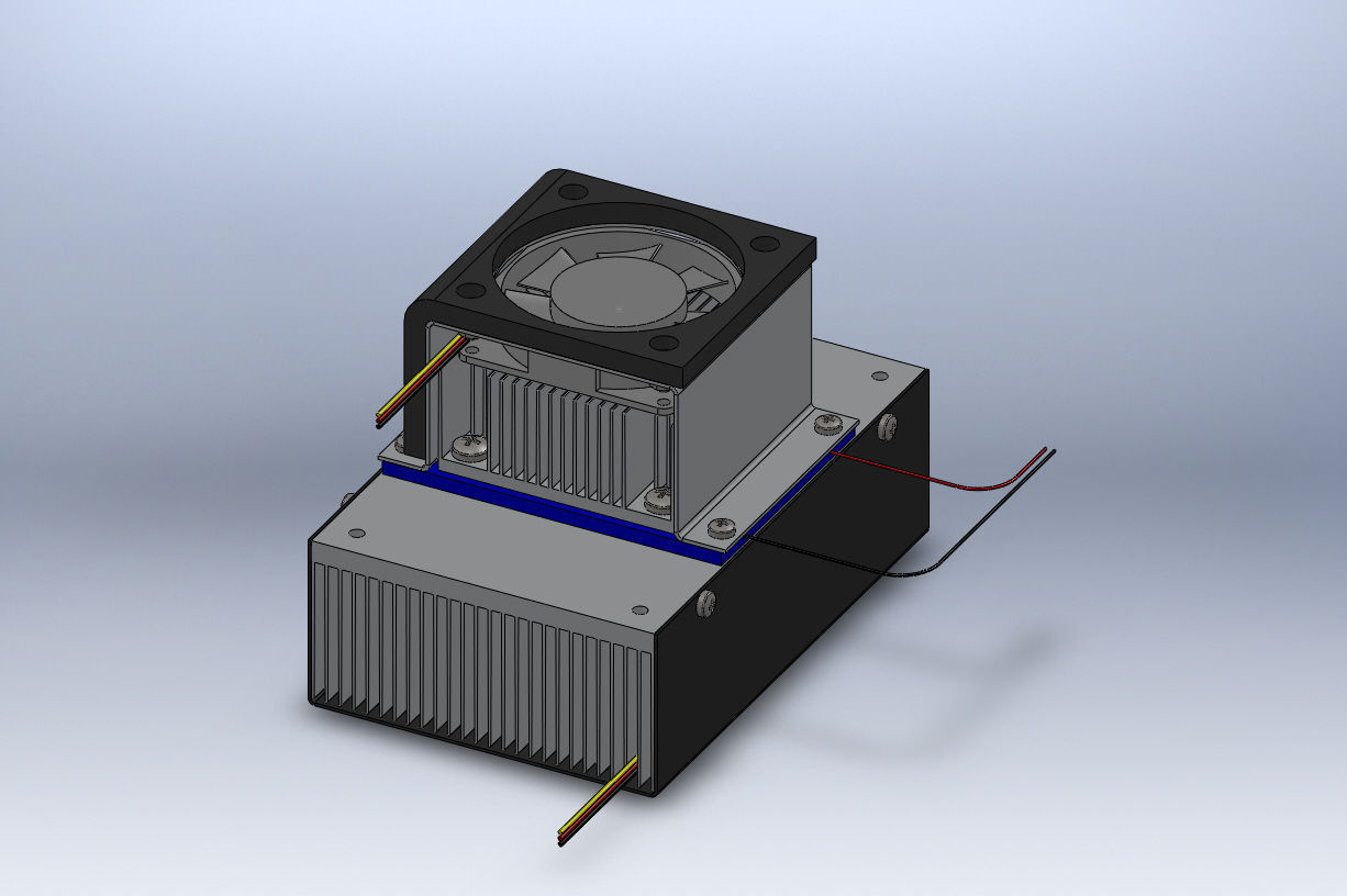 TEC Module cooler 3D model | CGTrader