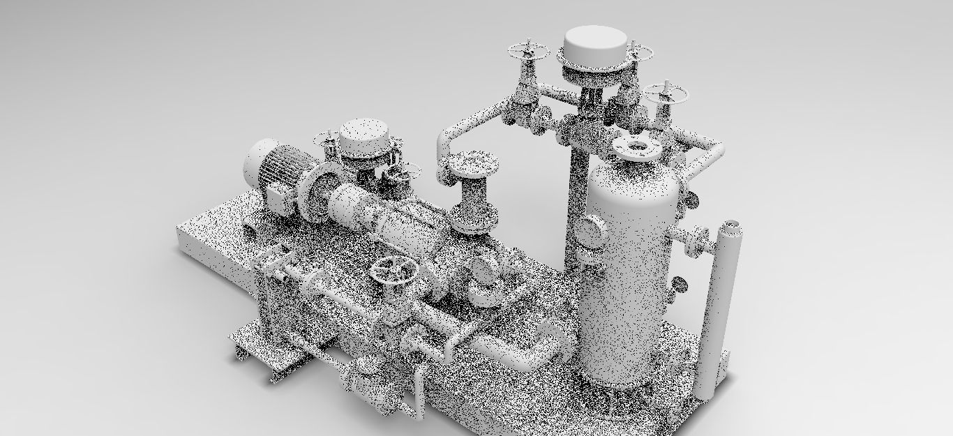 Gas Compressor free 3D model | CGTrader