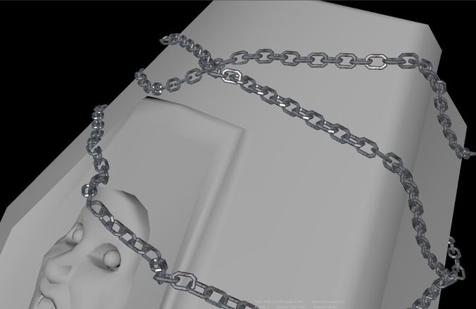 3D model LOW POLY RUSTY CHAIN VR / AR / low-poly | CGTrader