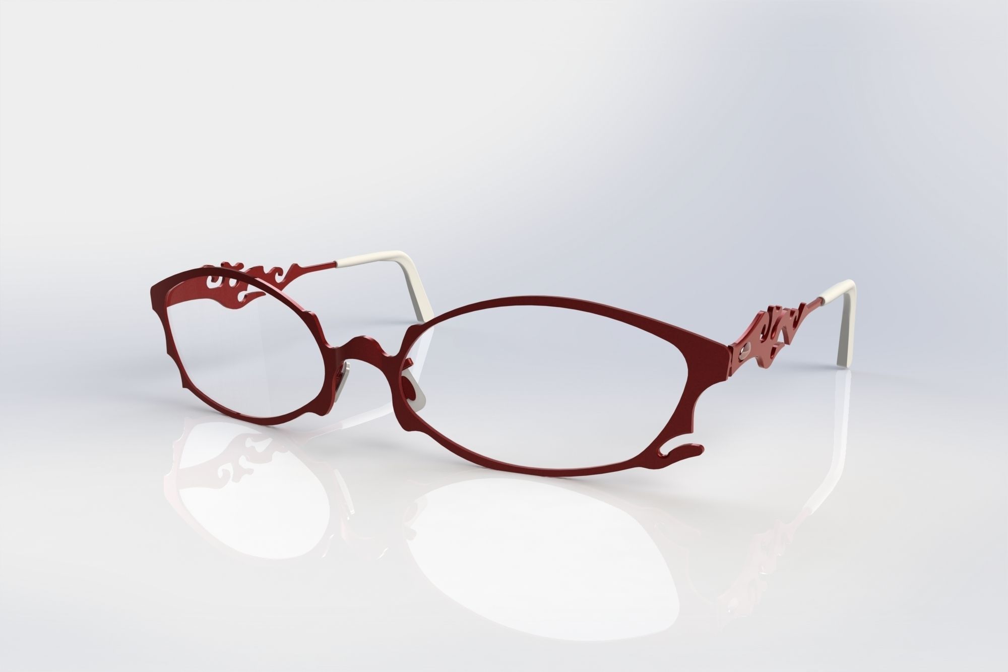 Optical frame 3D model | CGTrader