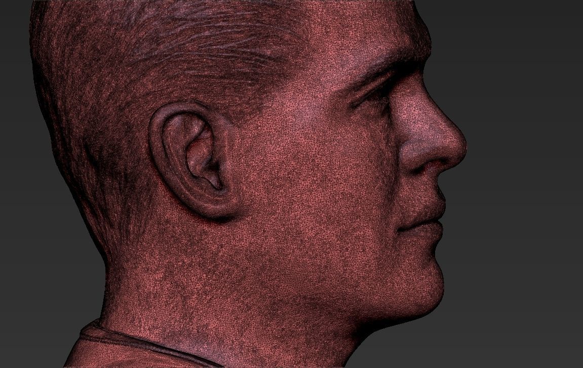 Captain Kirk Chris Pine Star Trek bust 3D printing ready stl obj 3D ...