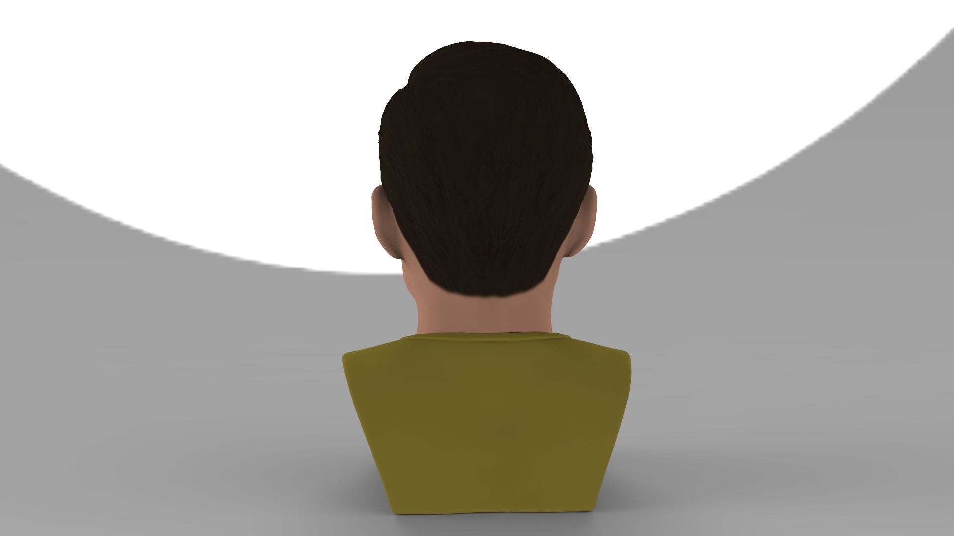 Captain Kirk Chris Pine Star Trek bust full color 3D printing 3D model ...