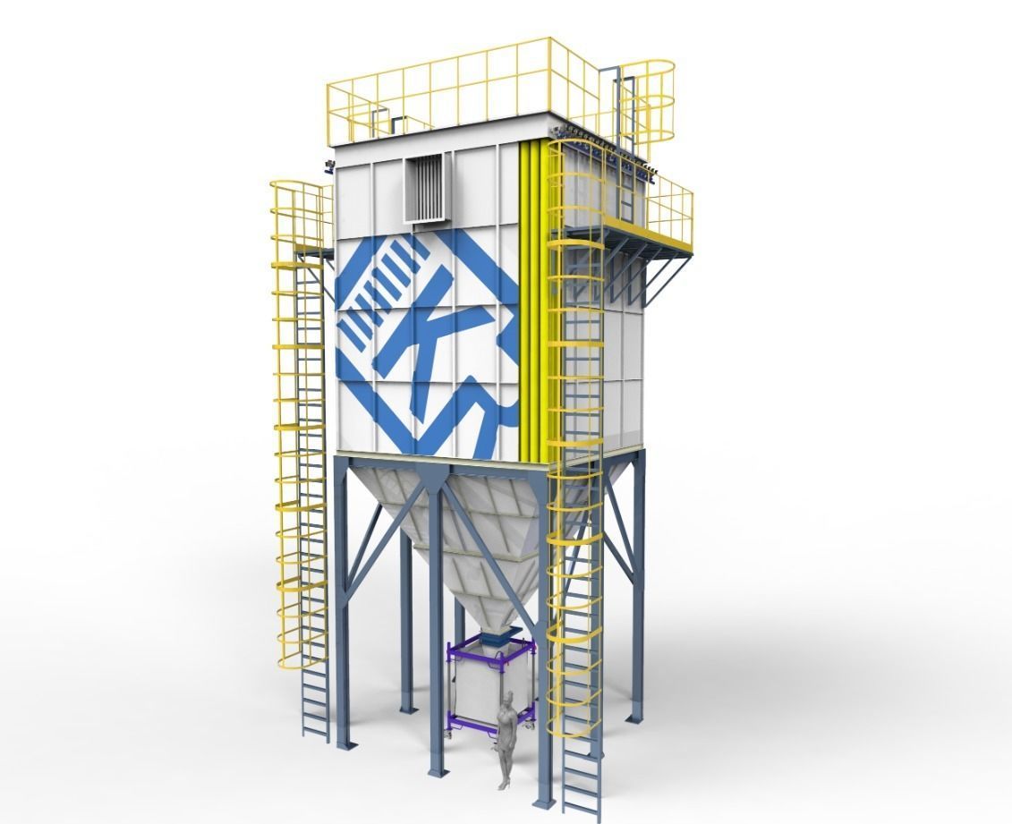 Hopper bunker 3D model | CGTrader