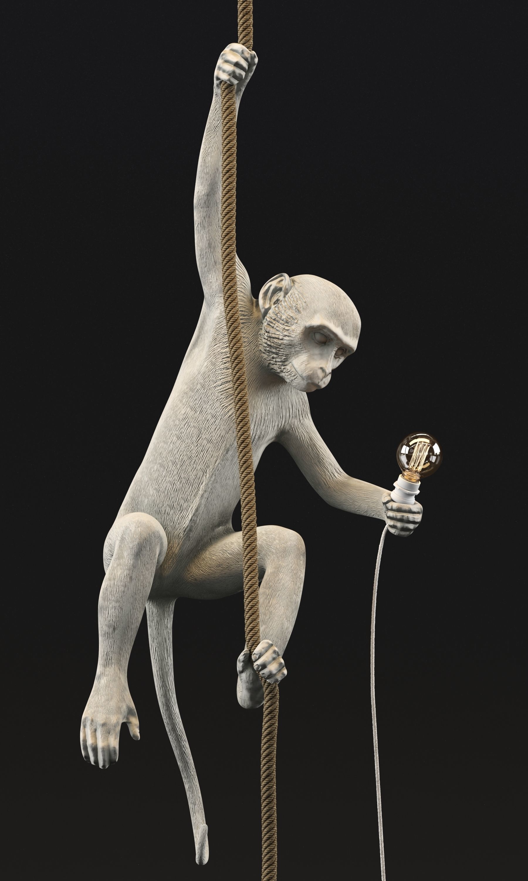 3D model The Monkey Lamp Ceiling Version by Seletti VR / AR / low-poly ...