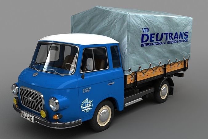 Barkas B1000 1961 3D model | CGTrader
