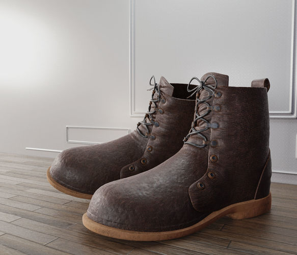boots 3D model shoes 3D model | CGTrader