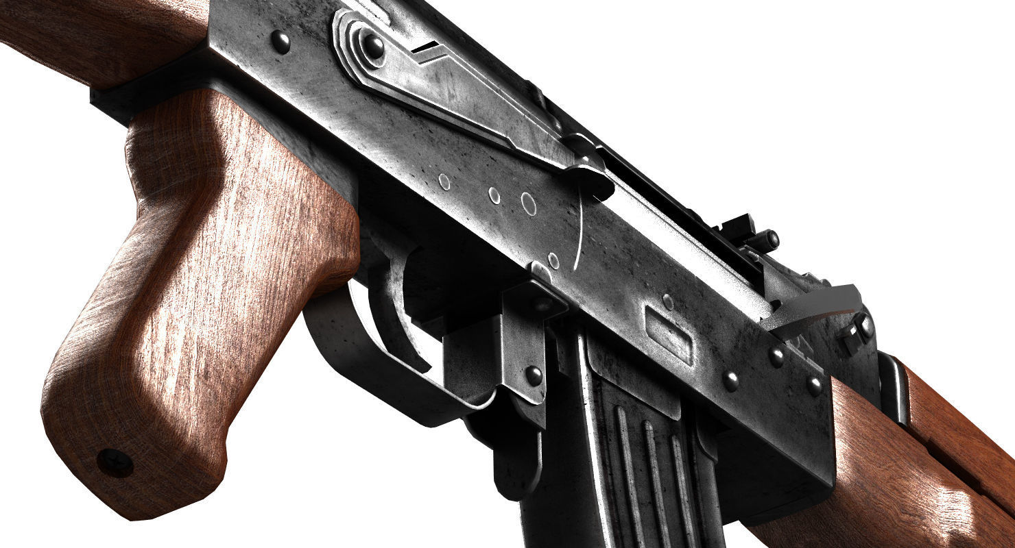 ak47 kalashnikov 3D model | CGTrader