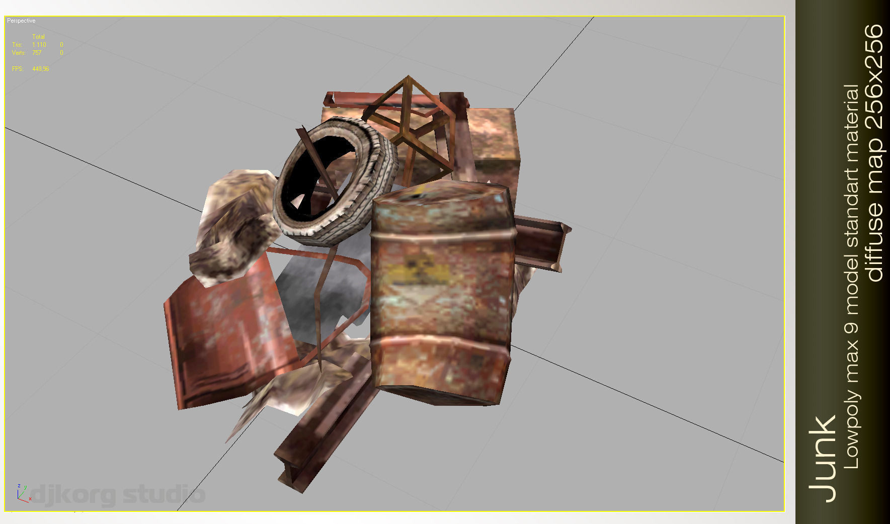 3D model Junk Pile VR / AR / low-poly | CGTrader