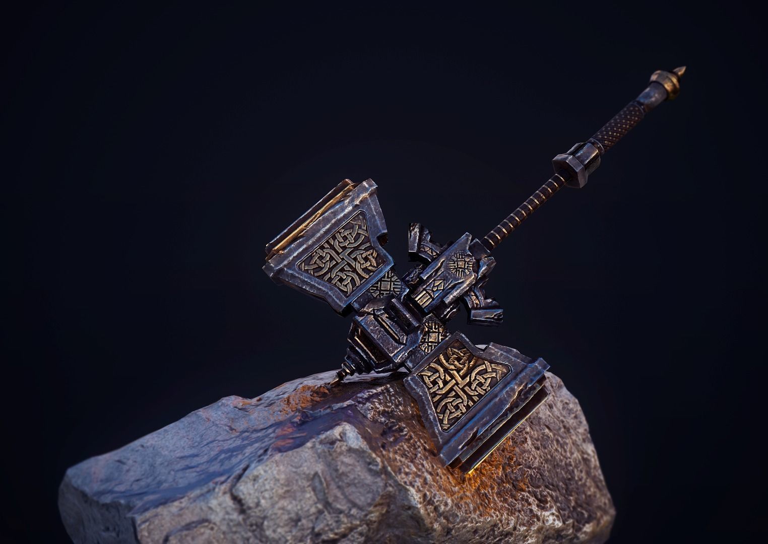 3D model Mega hammer VR / AR / low-poly | CGTrader