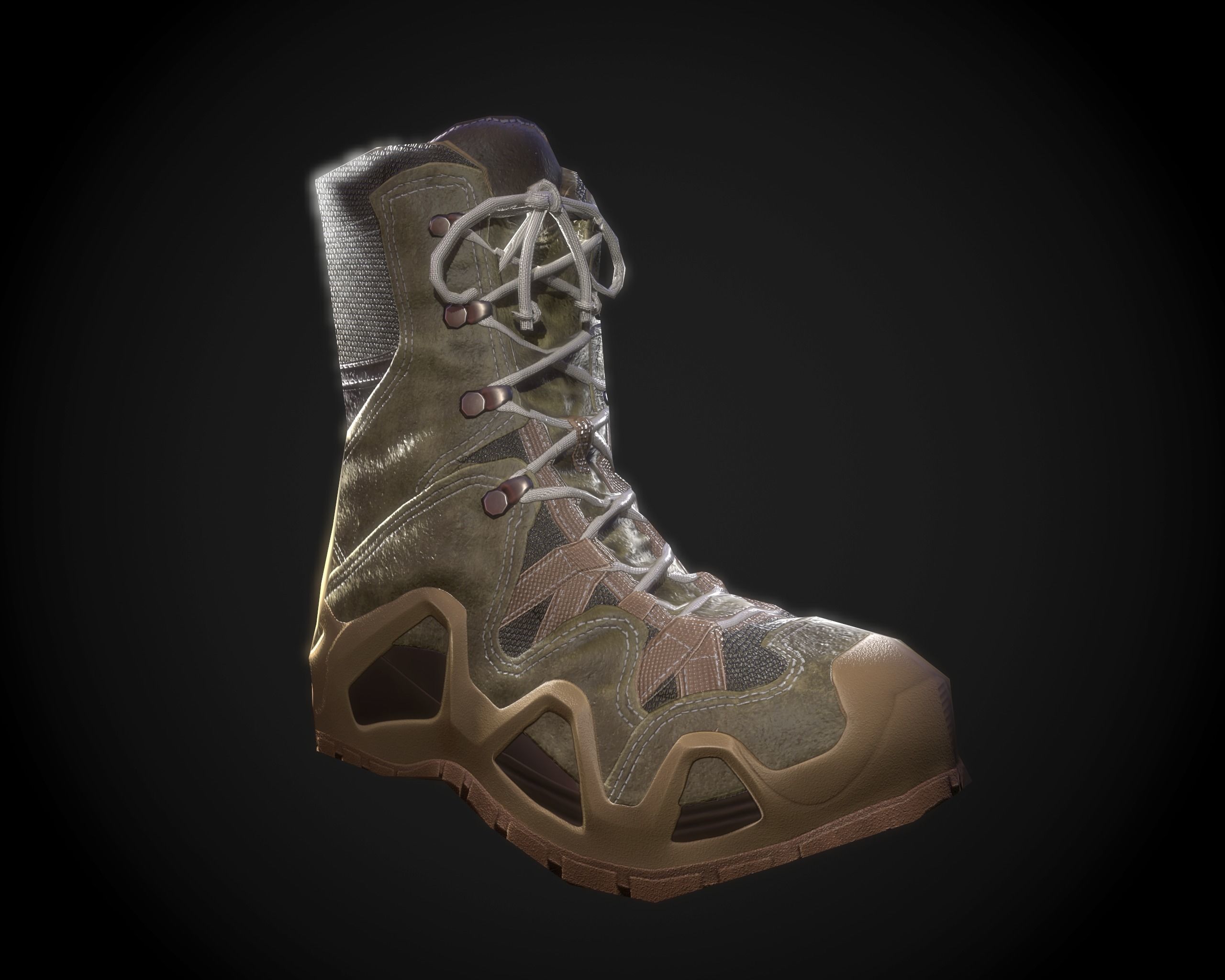 3D model Military Boot Custom Skins Pack VR / AR / low-poly | CGTrader