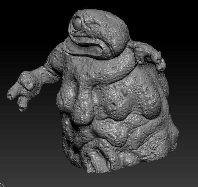 Twilight Zone Doomsday Creature 3D model 3D printable | CGTrader