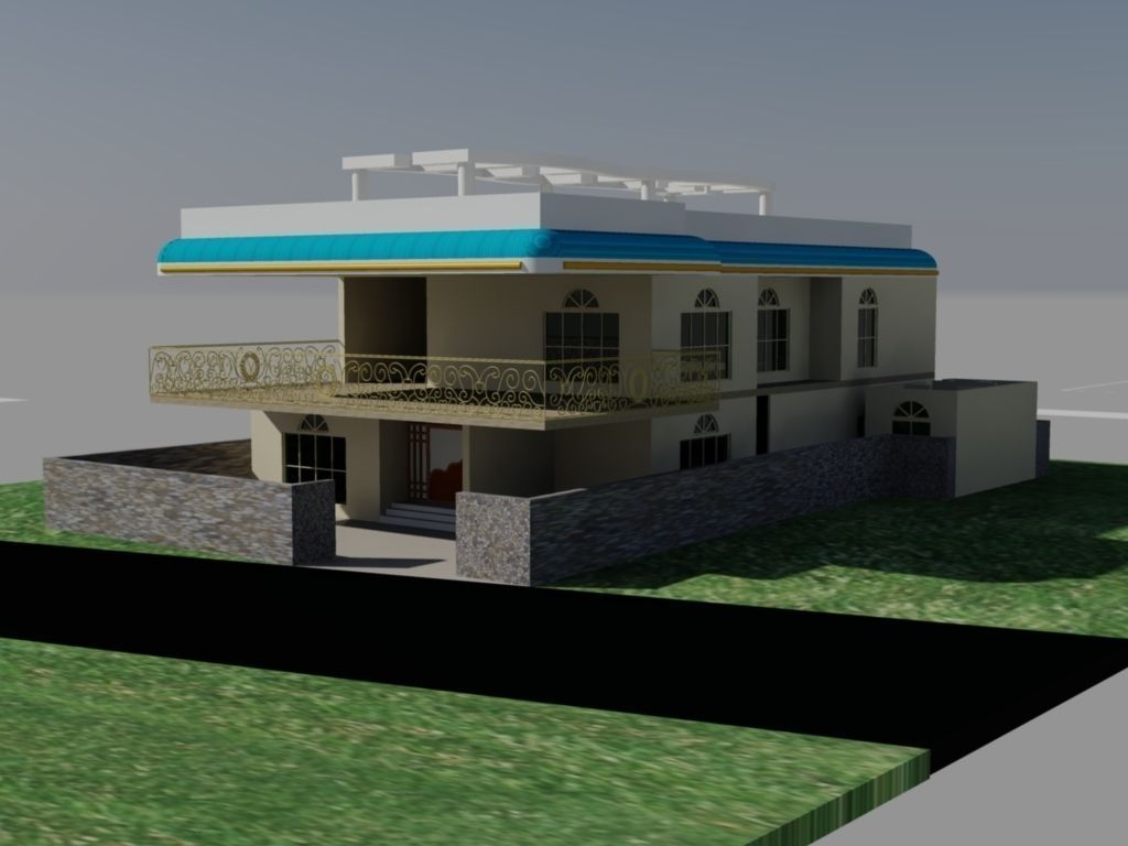 Building exterior design free 3D model | CGTrader