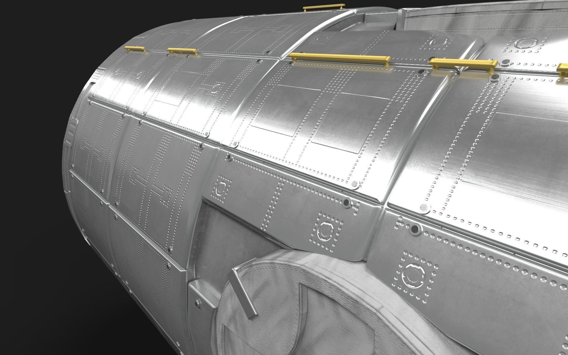 Node Two Harmony module on International Space Station 3D model | CGTrader