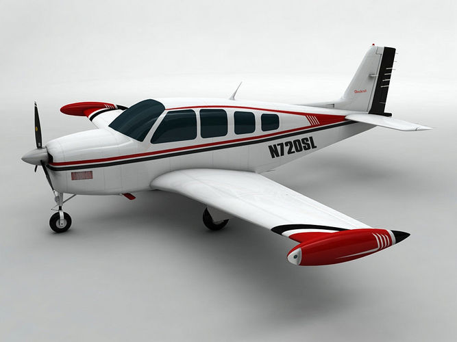 Beechcraft Bonanza 36 Aircraft 3D model | CGTrader