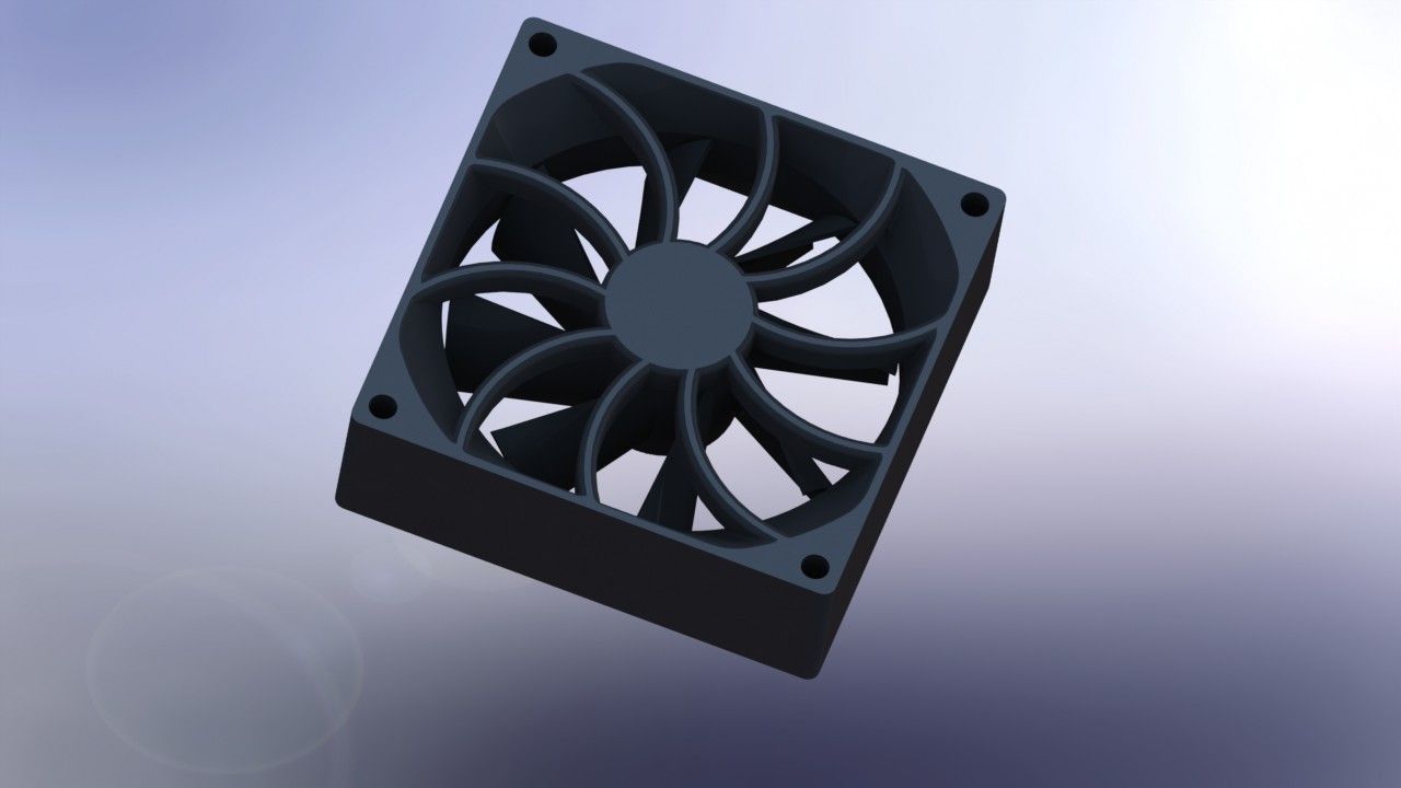 Computer Fan free 3D model | CGTrader