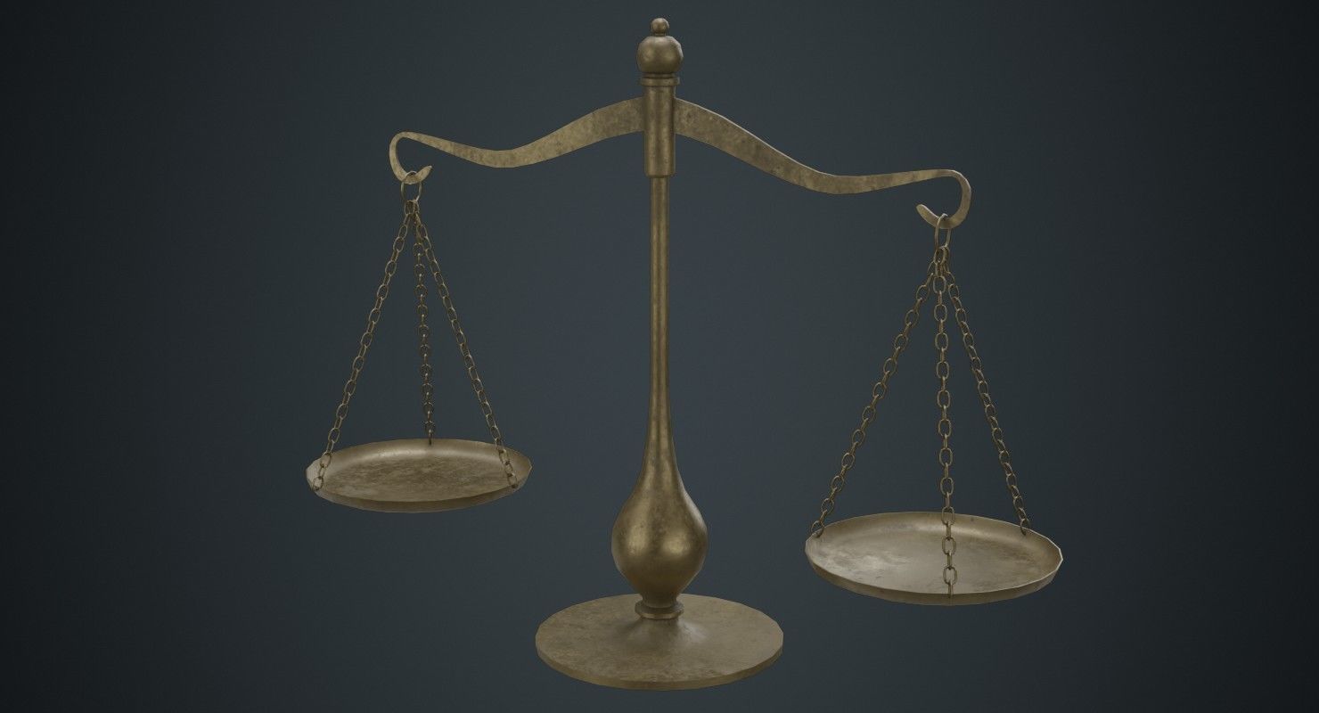 3D model Balance Scale 1C | CGTrader