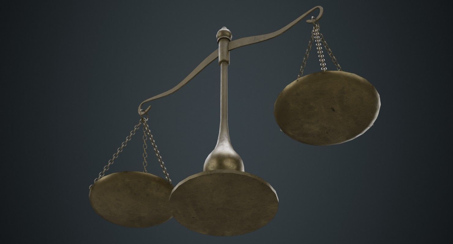 3D model Balance Scale 1C VR / AR / low-poly | CGTrader