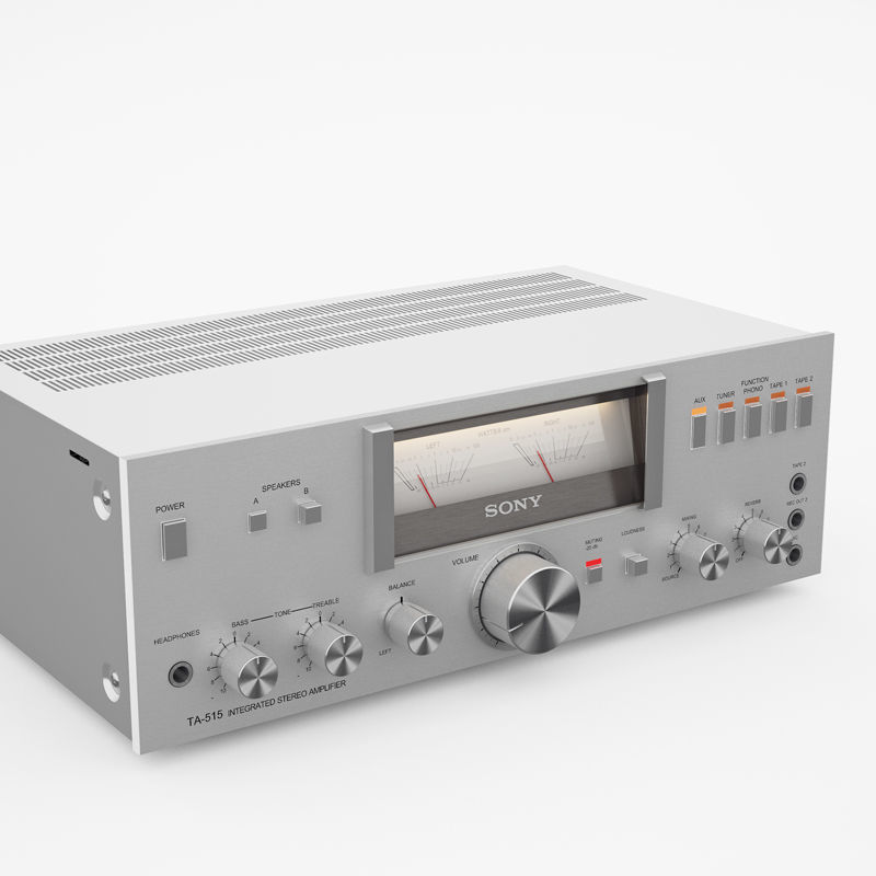 Vintage Stereo switchman Sony ta-515 3D model | CGTrader