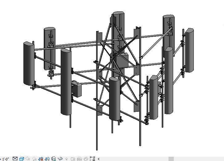 ANTENNA TOWER REVIT FAMILY 2016 3D model | CGTrader