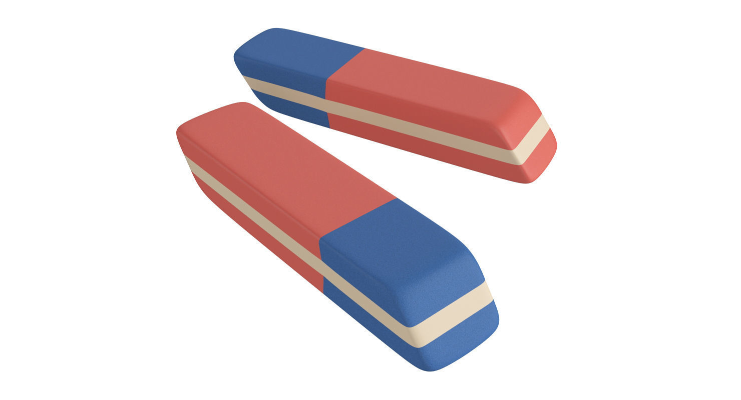Eraser 3D model | CGTrader