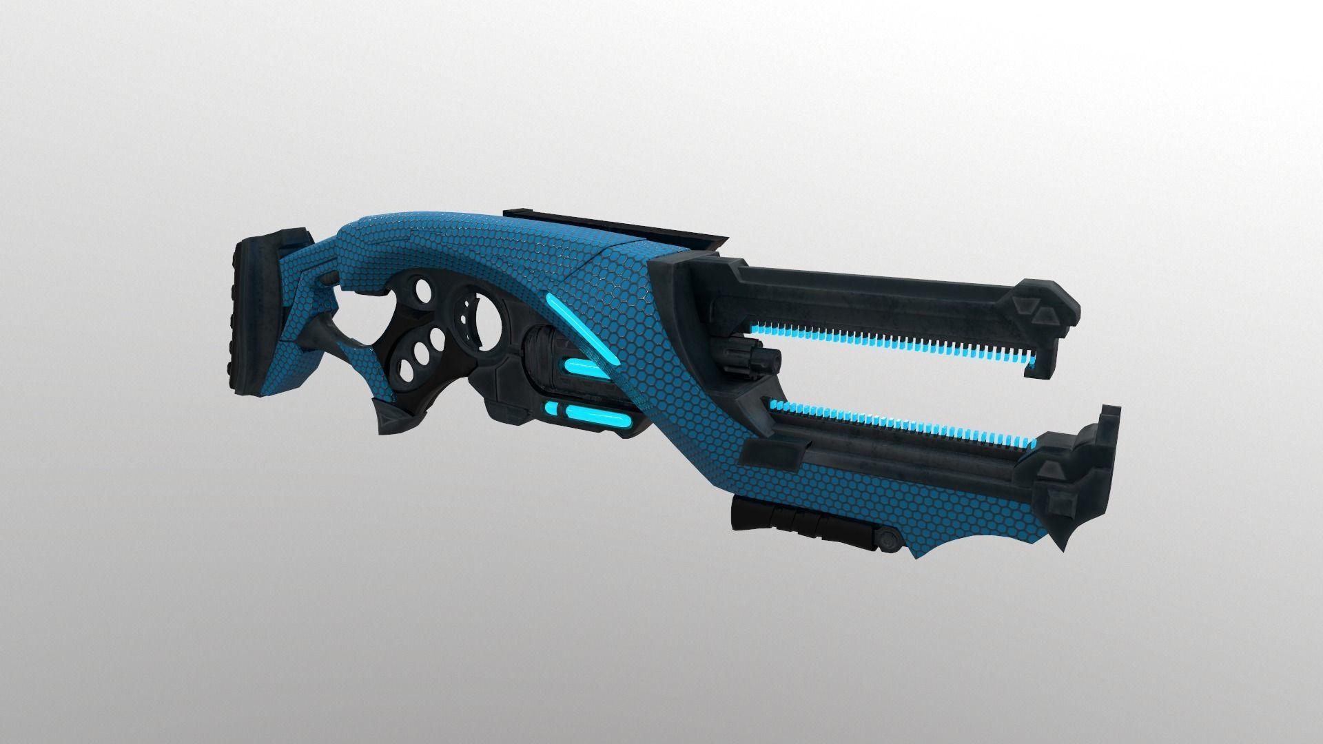 3D model Alien Lazer Rifle VR / AR / low-poly | CGTrader