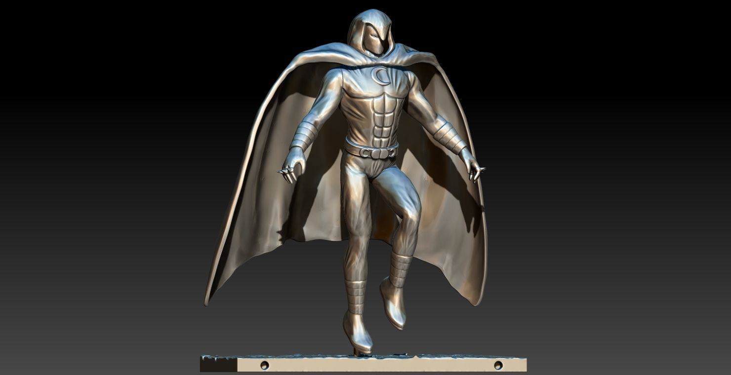Moon Knight comics 3d print 20cm 3D model 3D printable | CGTrader