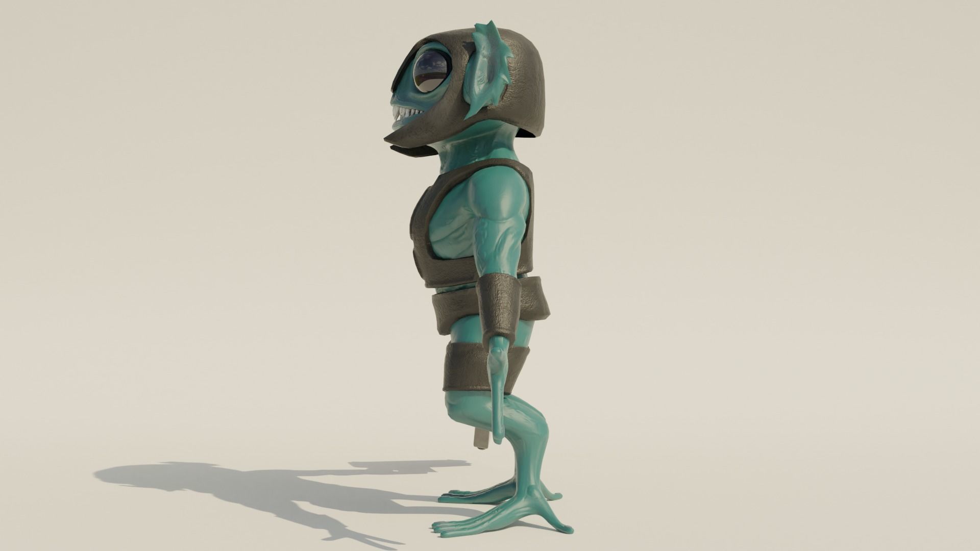 3D model Alien Mech Suit and Alien Soldier VR / AR / low-poly rigged ...