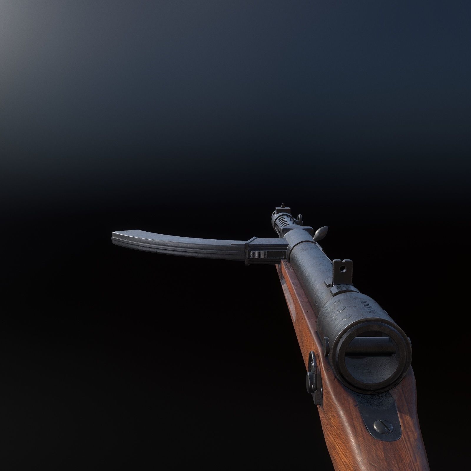 3D model Type 100 Submachine Gun VR / AR / low-poly | CGTrader