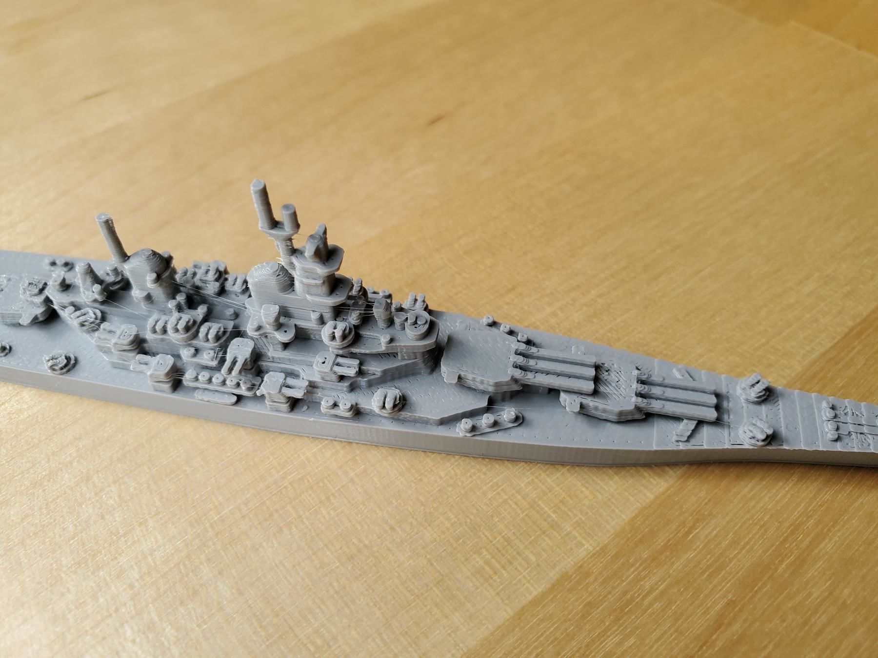 US Iowa Class Battleship 3D model 3D printable | CGTrader