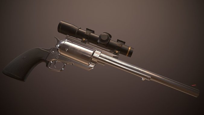 3D model 45-70 Govt Big Frame Revolver VR / AR / low-poly | CGTrader