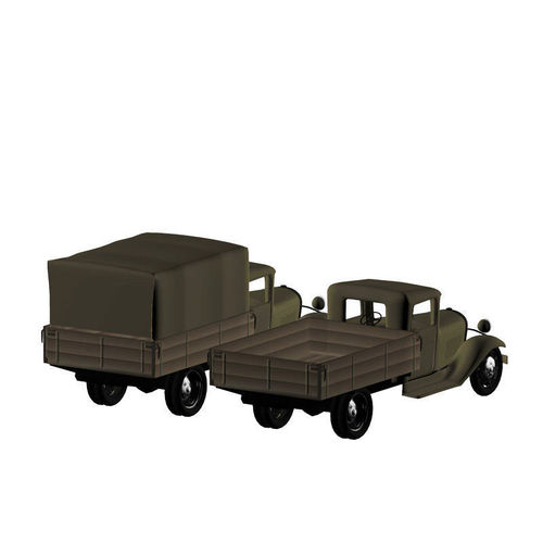 3D model ZIS1-2 VR / AR / low-poly | CGTrader