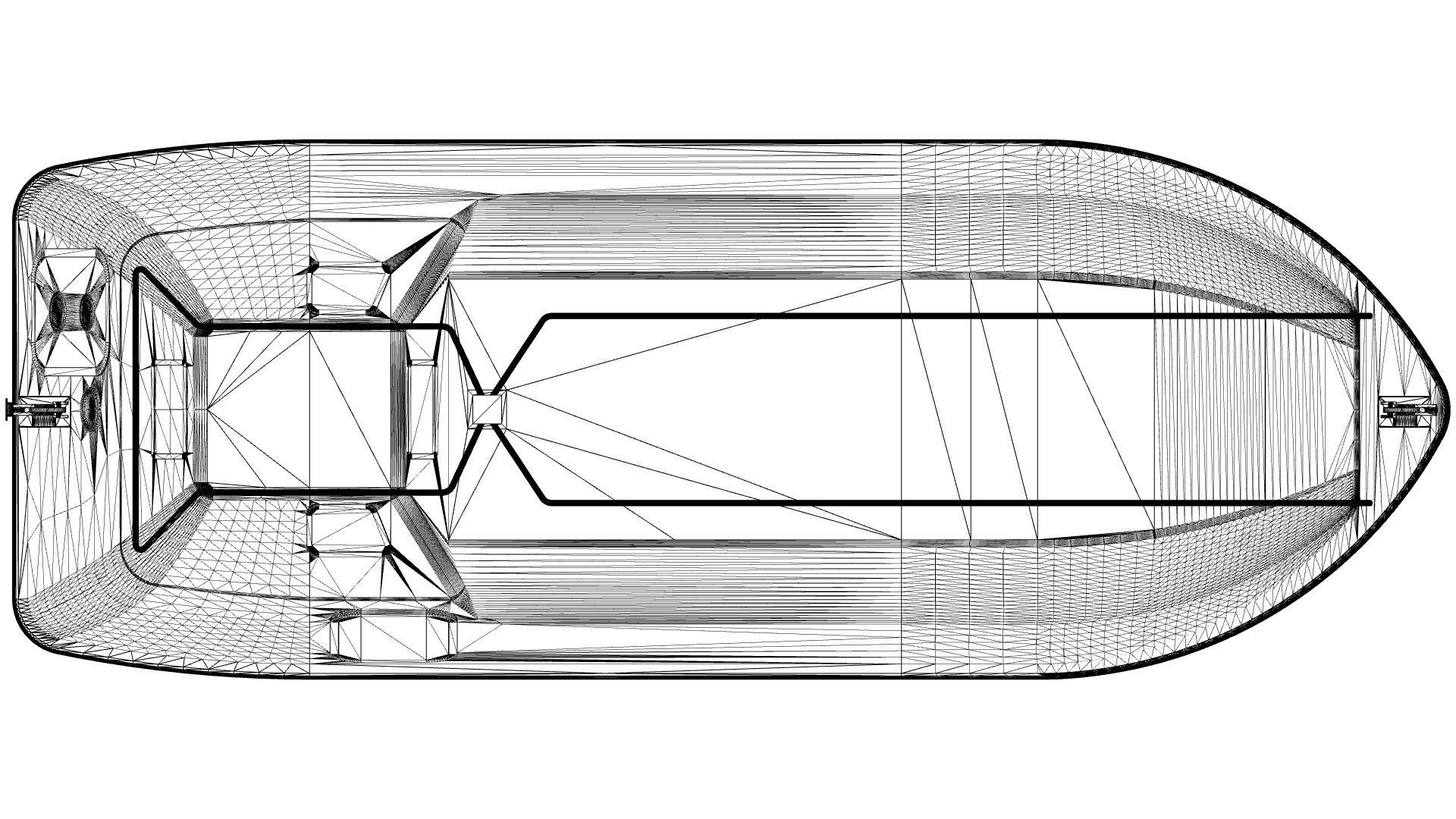 Lifeboat with number 3D model | CGTrader