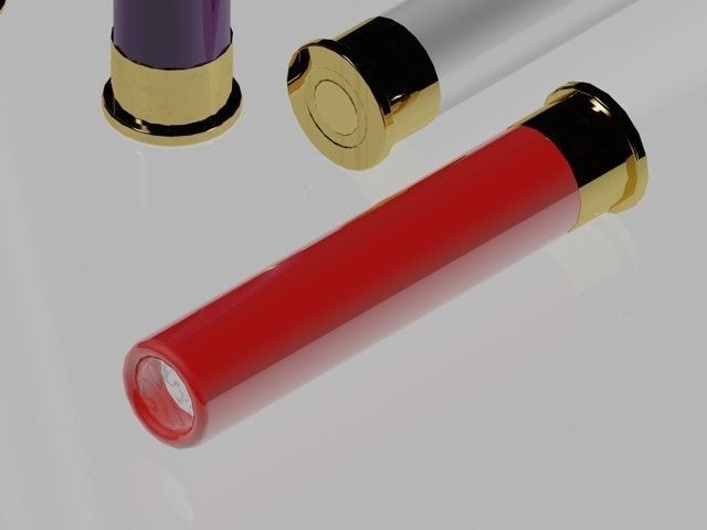 4-10 Shotgun pistol shell free 3D model | CGTrader