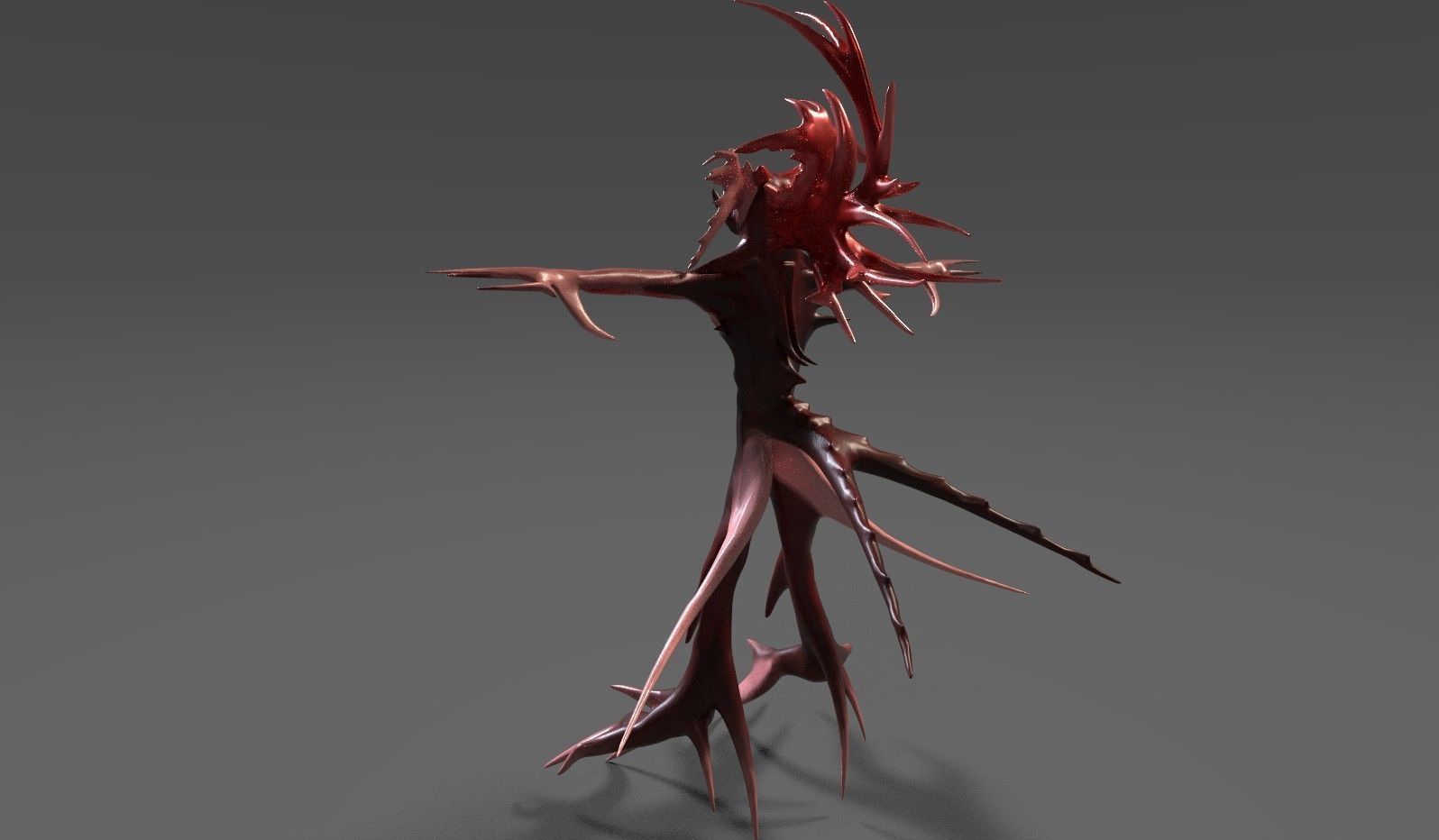 Spore Warrior Alien Character free VR / AR / low-poly 3D model | CGTrader