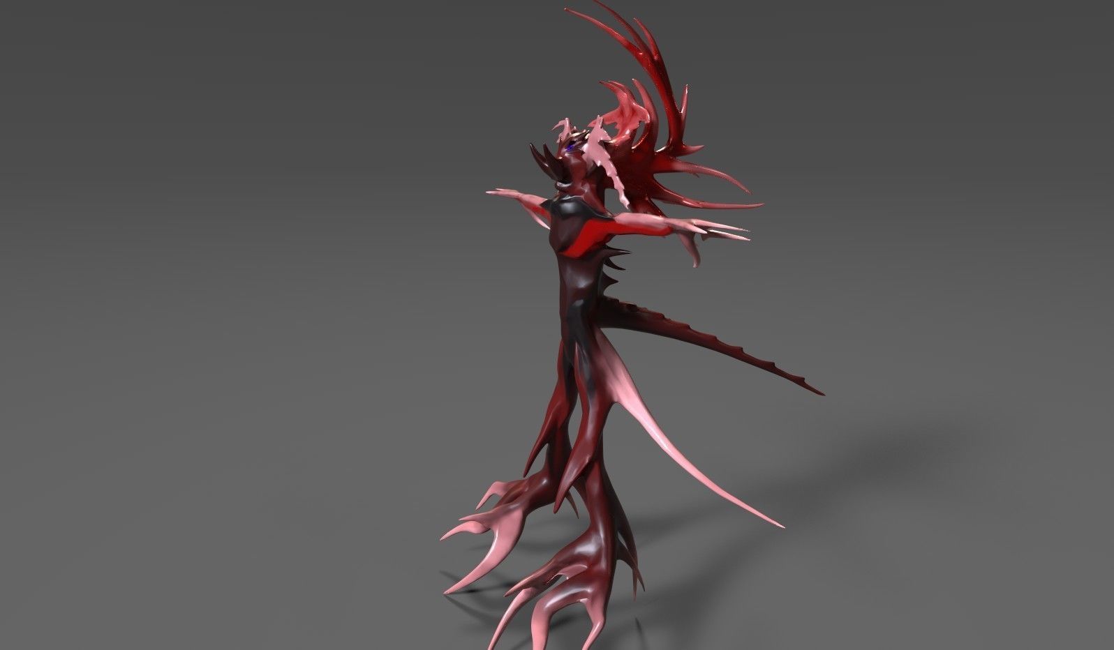 Spore Warrior Alien Character free VR / AR / low-poly 3D model | CGTrader