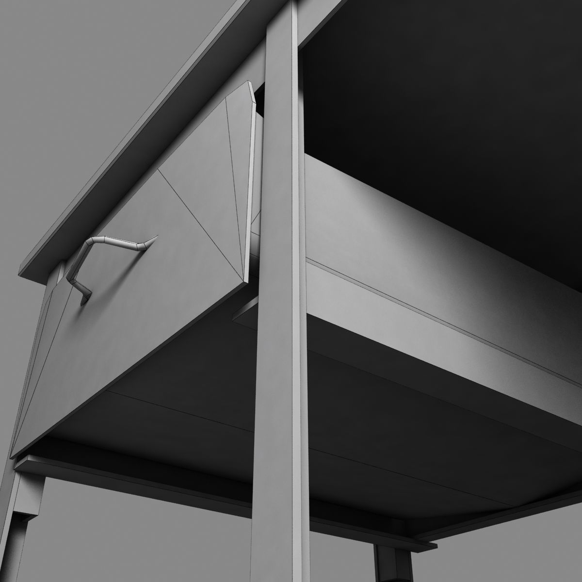 3D model Rusty workbench VR / AR / low-poly | CGTrader