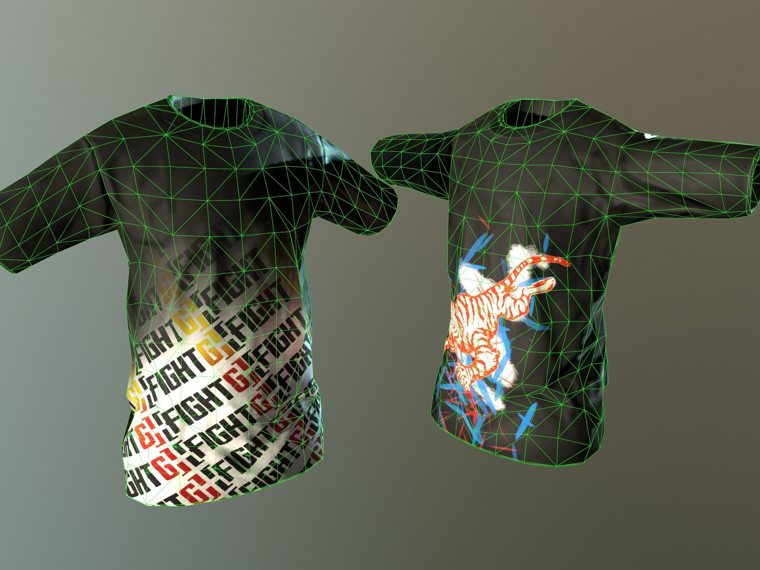 3D model Shirts 1 VR / AR / low-poly | CGTrader