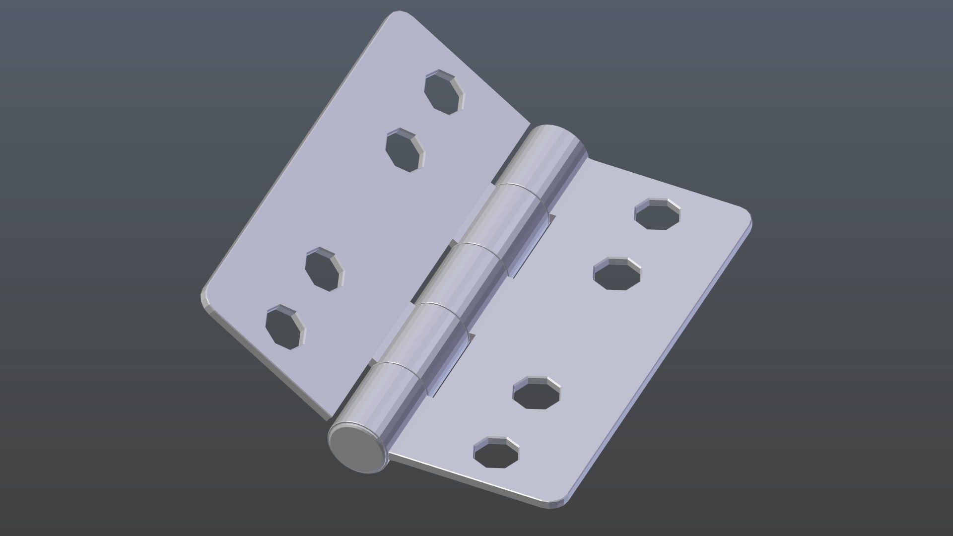 3D model Low poly Hinge 1 VR / AR / low-poly | CGTrader