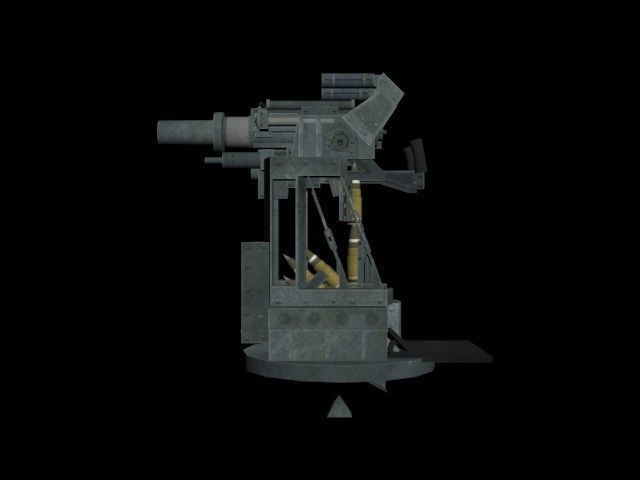3D model AntiTank Turret VR / AR / low-poly | CGTrader