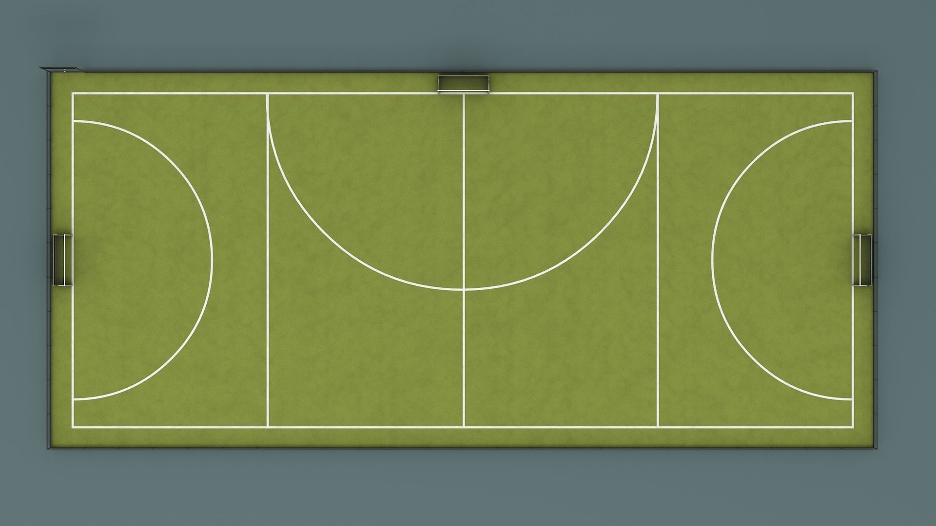 Field Hockey Training Pitch 3D model | CGTrader