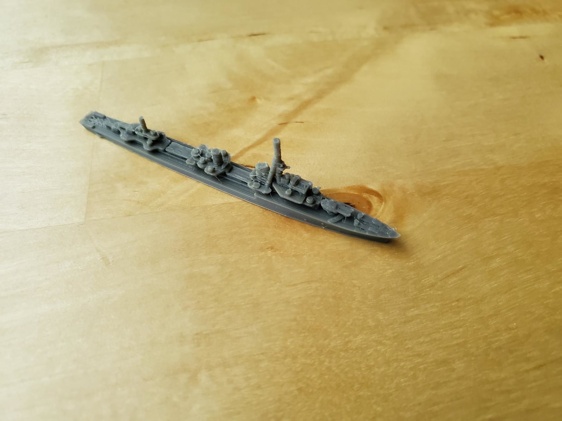 German Type 1936A Destroyer 3D model 3D printable | CGTrader