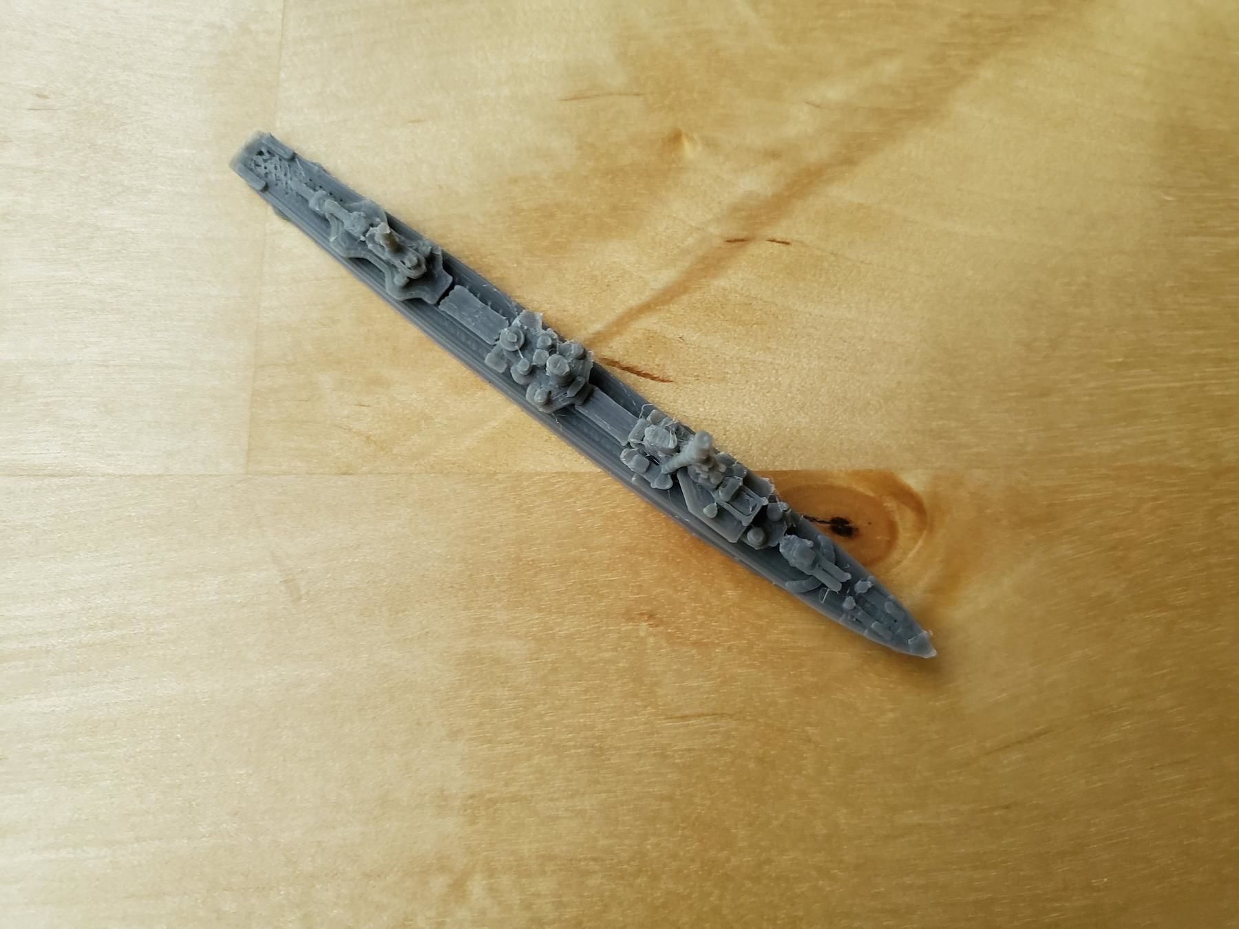 German Type 1936A Destroyer 3D model 3D printable | CGTrader