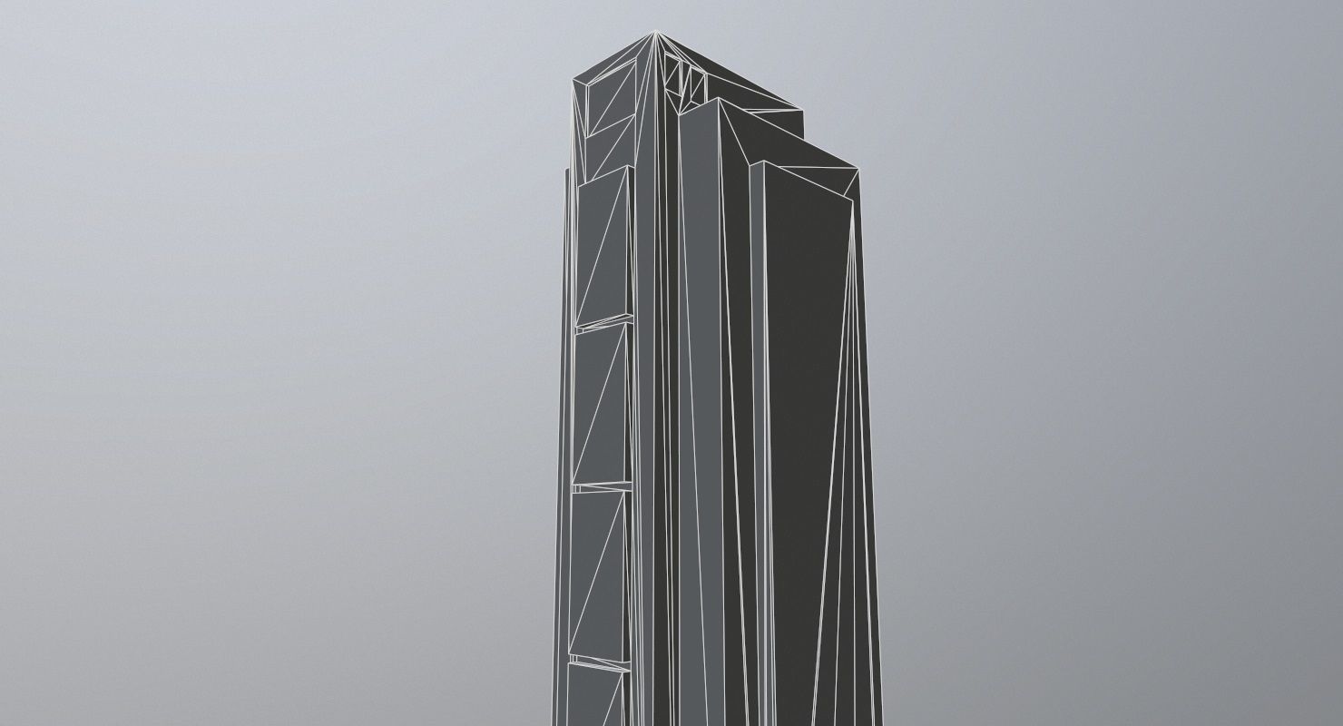 3D model Amsterdam Mondriaan Tower VR / AR / low-poly | CGTrader