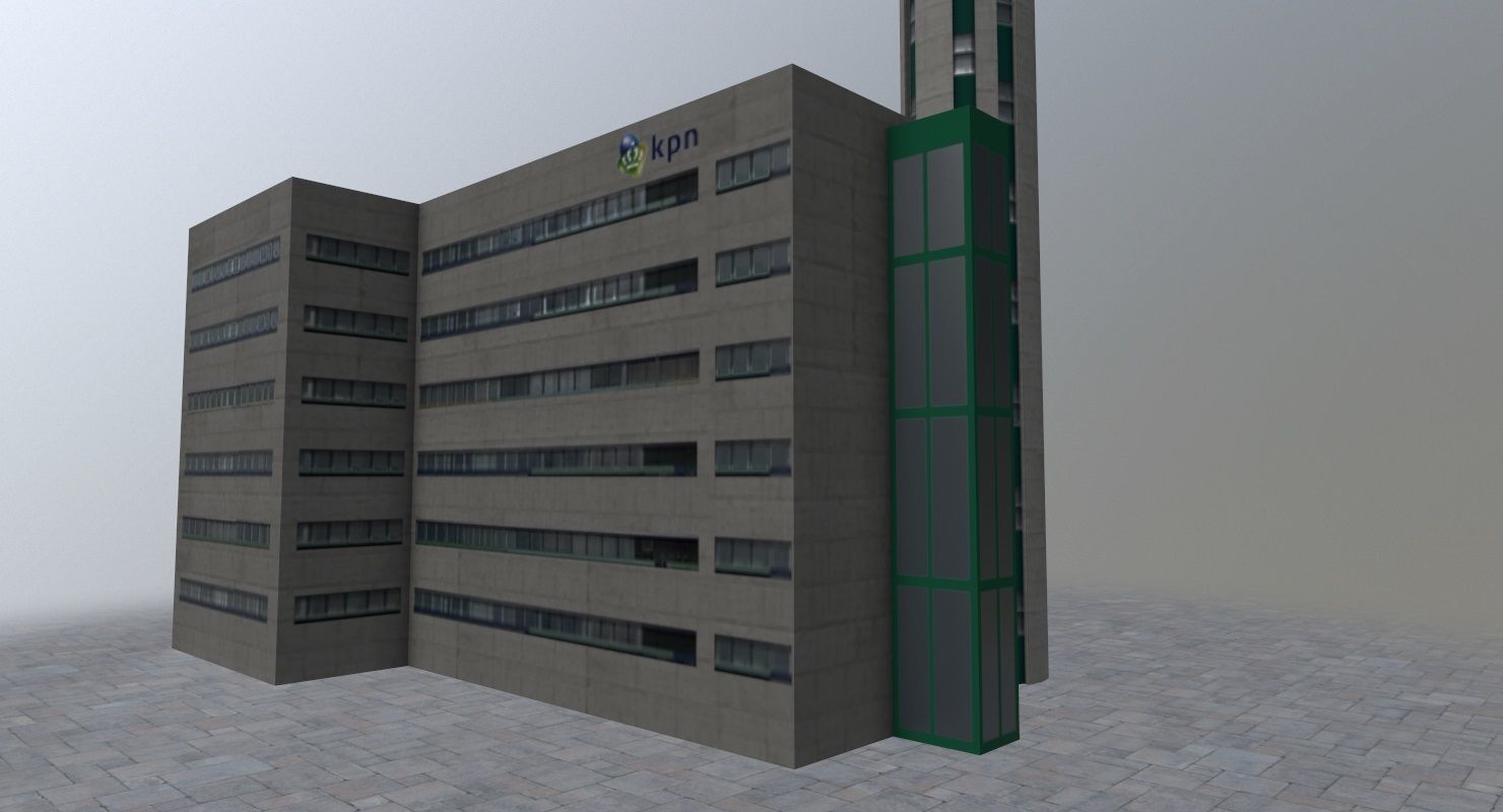 3D model Amsterdam KPN Telecom VR / AR / low-poly | CGTrader