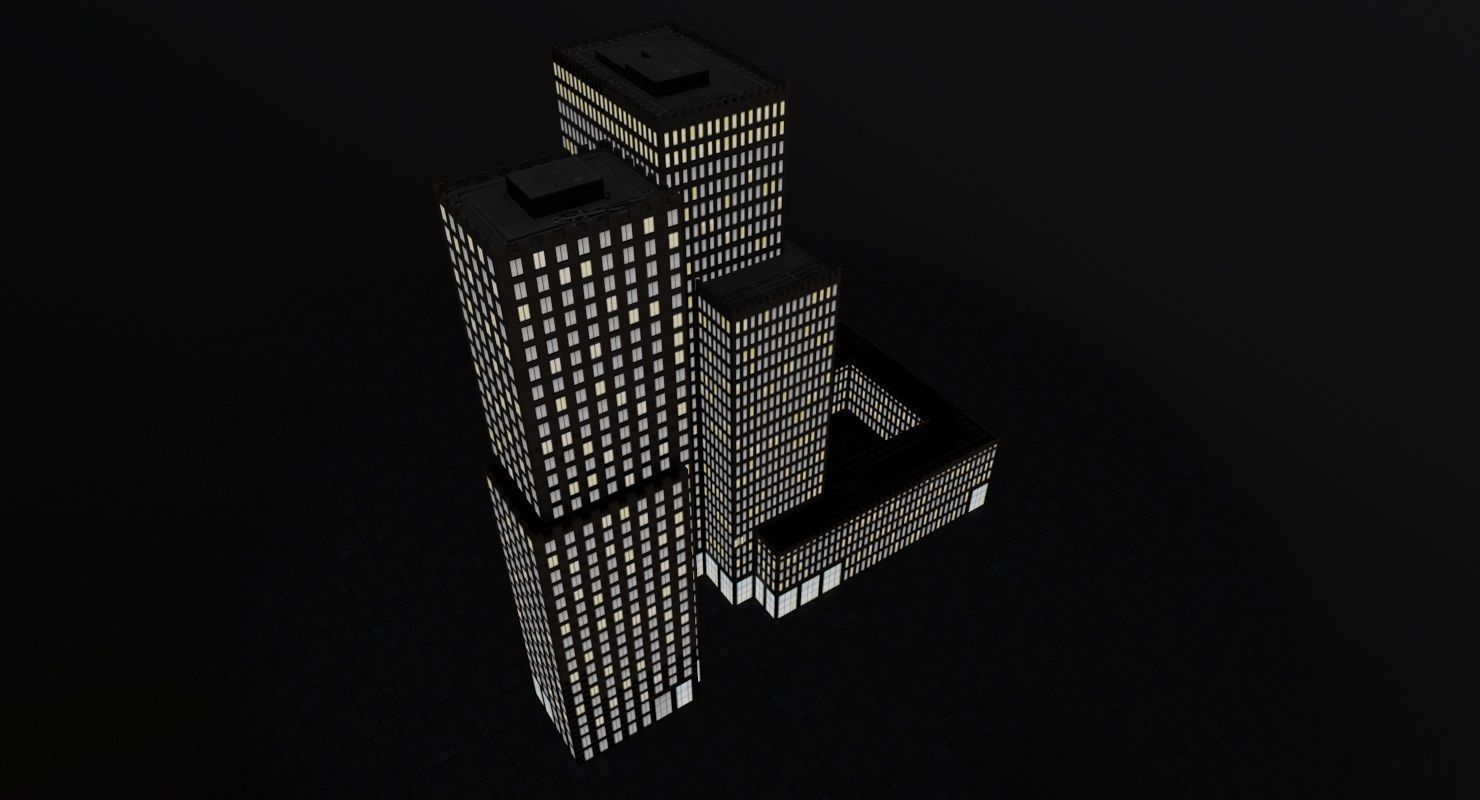 3D model Amsterdam Building Symphonie VR / AR / low-poly | CGTrader