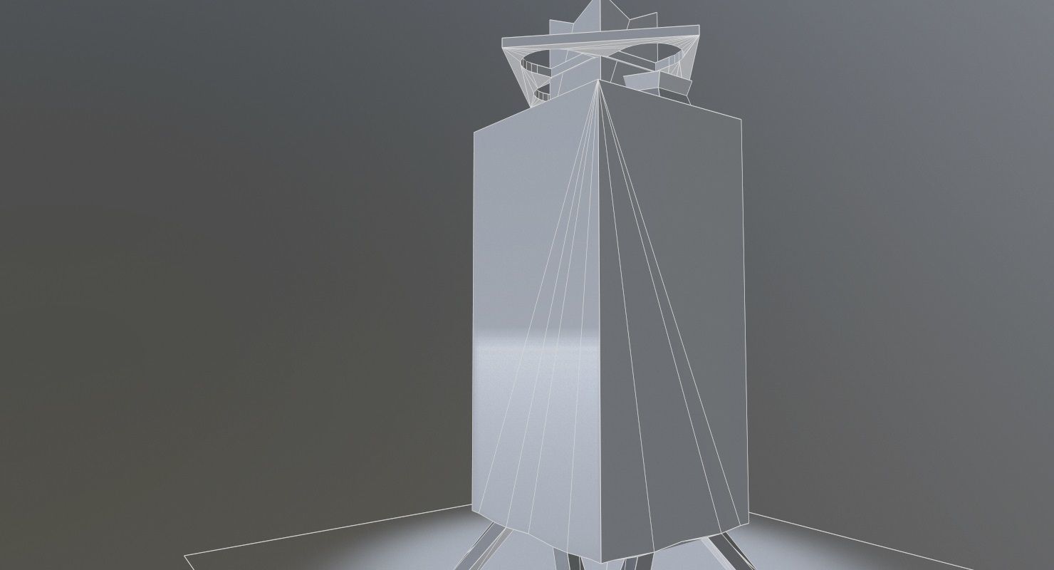 3D model Amsterdam ADAM Toren VR / AR / low-poly | CGTrader