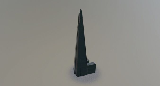 3D model London The Shard VR / AR / low-poly | CGTrader